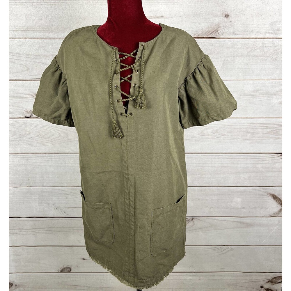 Ulla Johnson Marcelle Linen Blend Mini Dress Tassel - Gem